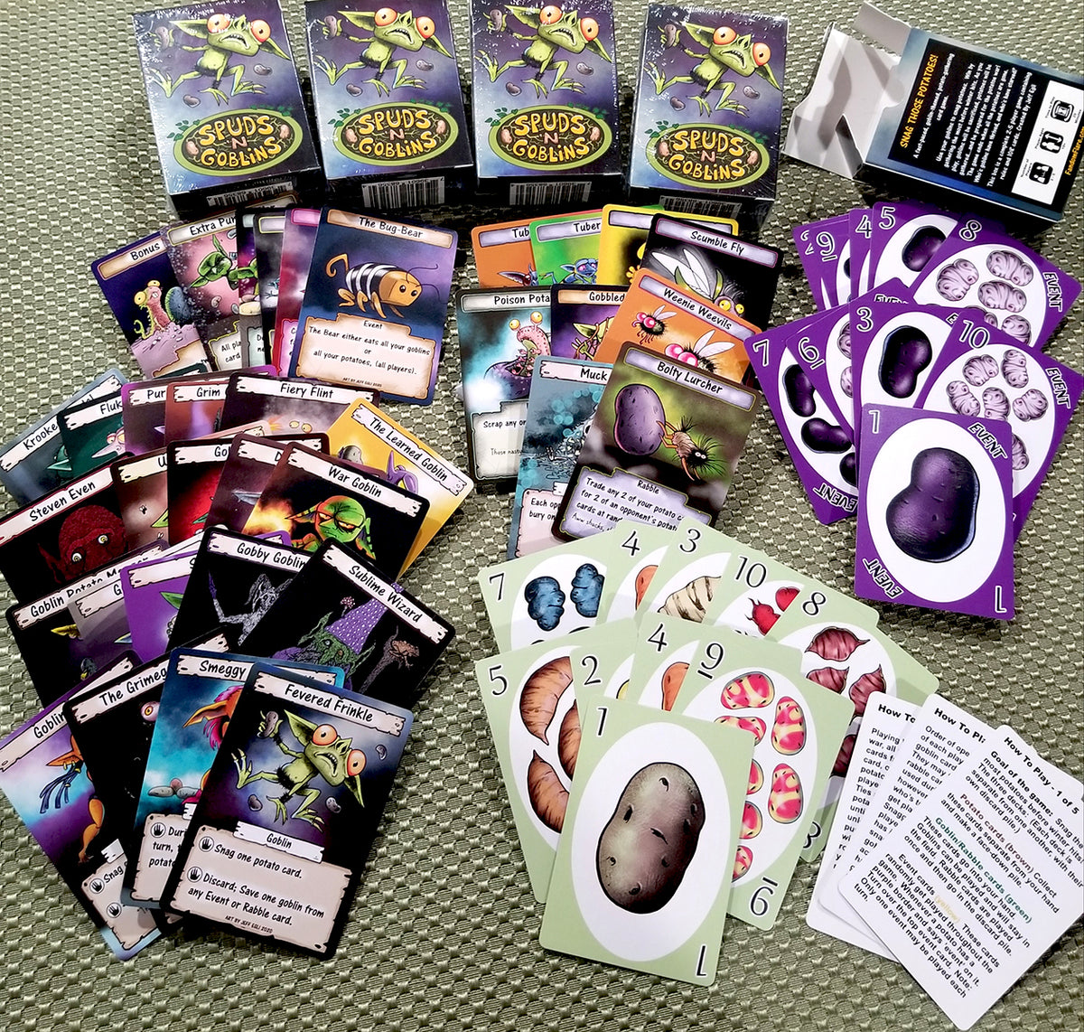 Spuds And Goblins Card Game By Jeff Egli Jeglipinup